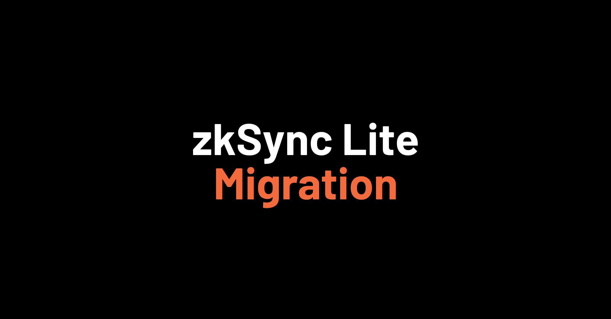 zkSync Lite Migration FAQs